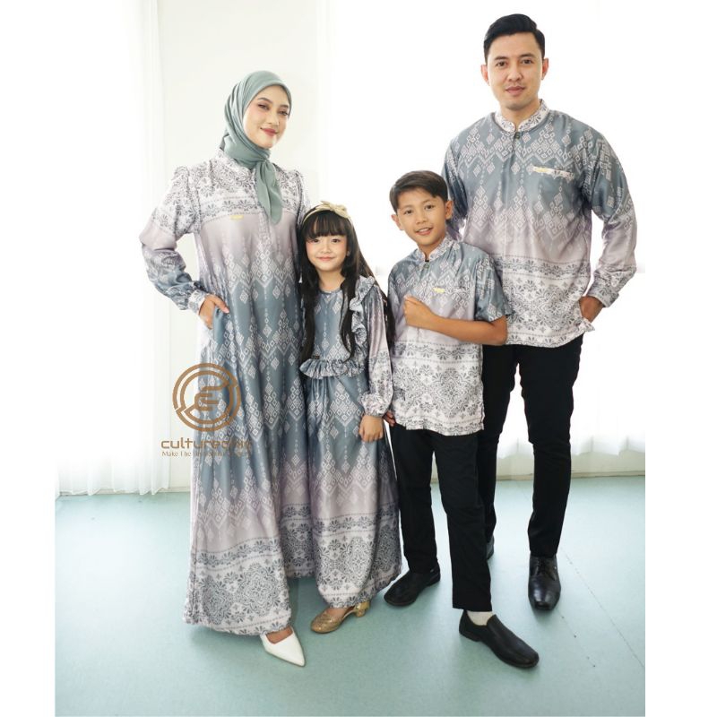 Jual Culturechic.id - Sarimbit Silk Gradasi Motif Etnik - Kain Wangi ...