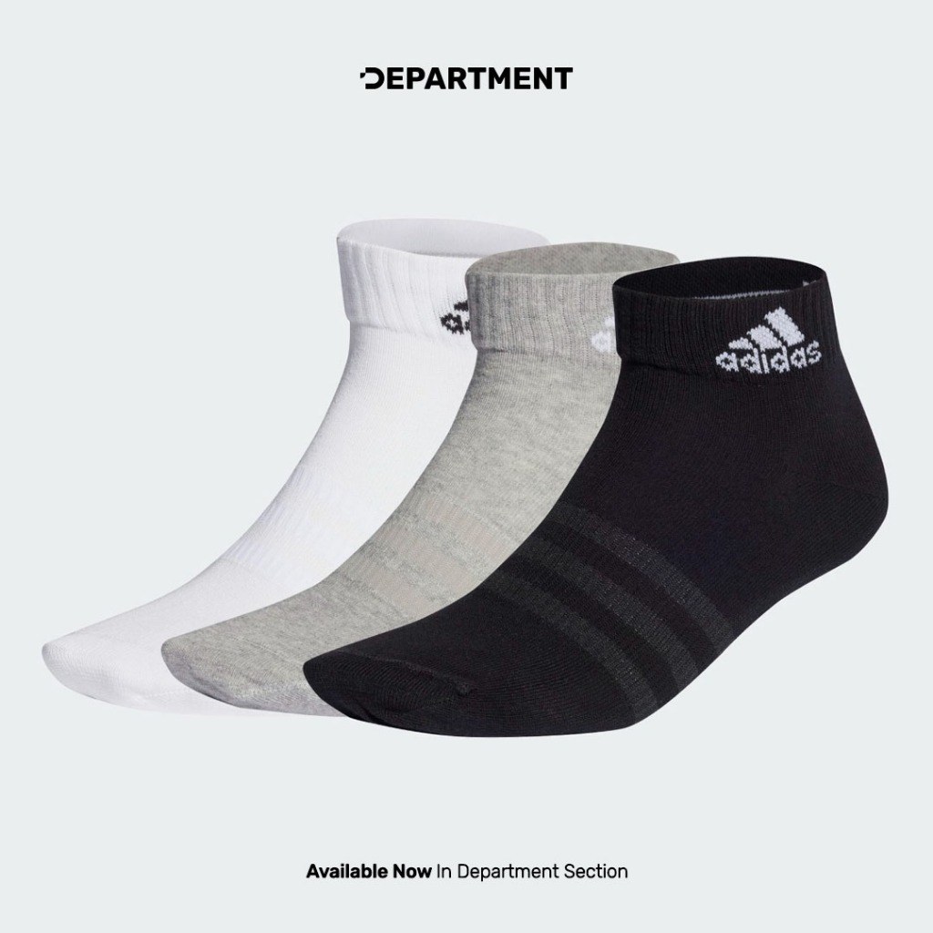 Jual ADIDAS Kaos Kaki THIN N LIGHT ANKLE SOCK 3P IC1283 ORIGINAL ...