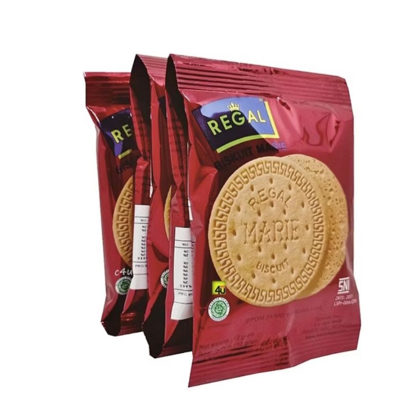 Jual Biskuit Marie Regal / Regal Marie Susu Renceng isi 10 sachet ...