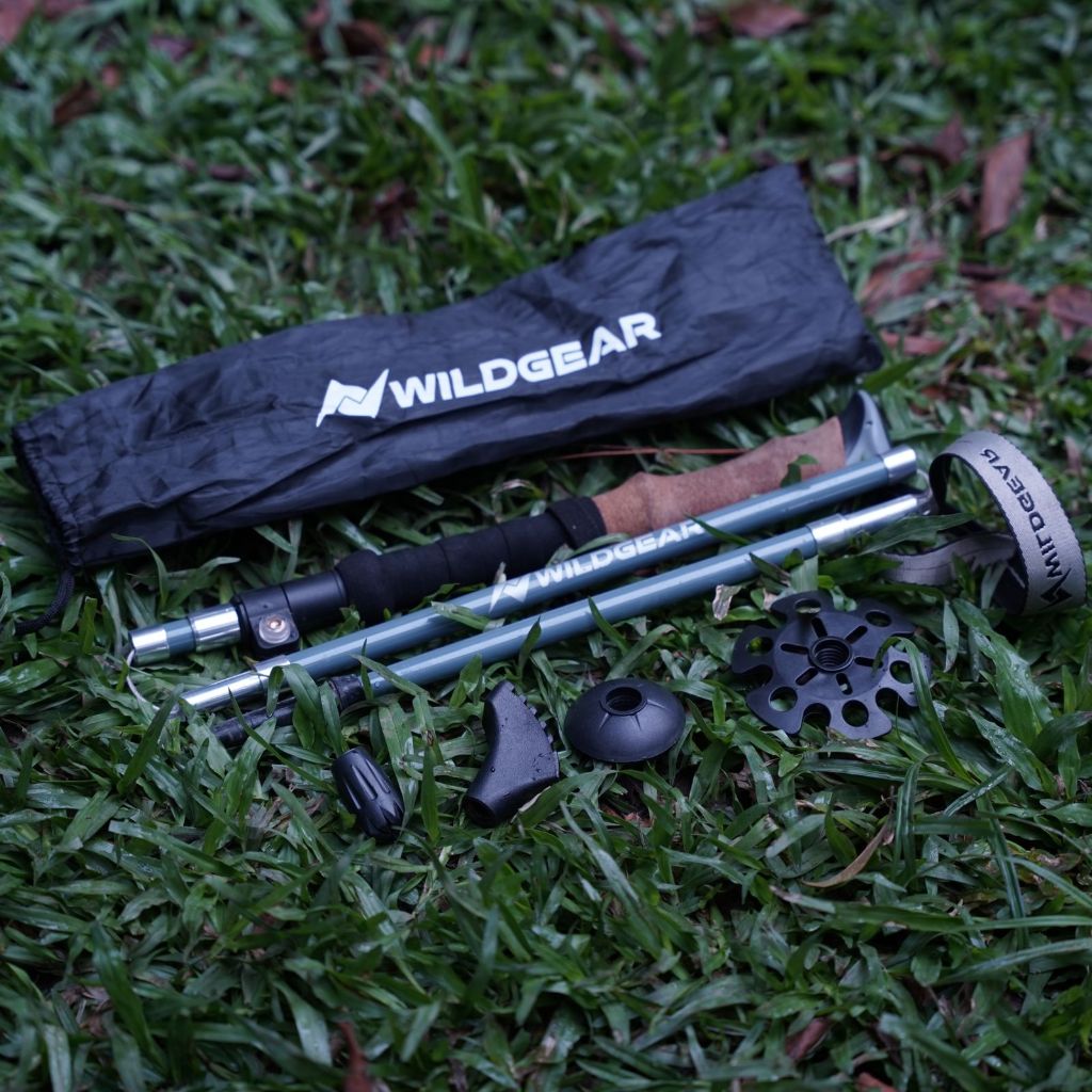 Jual Trekking Pole Lipat Carbon Fiber Lightweight WILDSHELL Broadpeak ...
