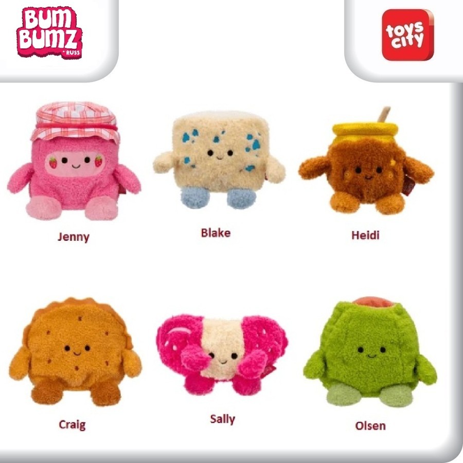 Jual Bum Bumz by Russ PicnicBumz 4.5 inch Plush Assorted - Boneka ...