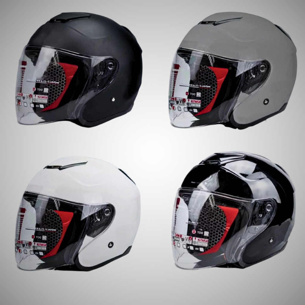Jual HELM HALF FACE MLA KYOTO ORIGINAL SNI / HELM KYOTO / HELM MLA ...