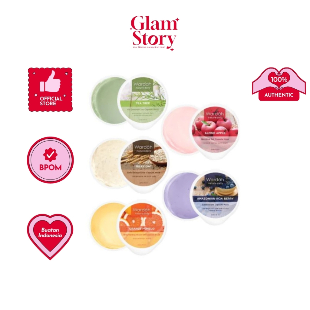 Jual WARDAH Nature Daily Capsule Mask | Shopee Indonesia