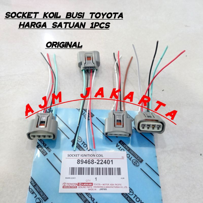 Jual Soket socket coil koil busi ignition Toyota Camry Alphard Harrier ...