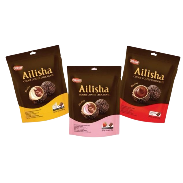 Jual PALUBUTUNG - Ailisha Cookies Coated Chocolate 80g Malaysia ...