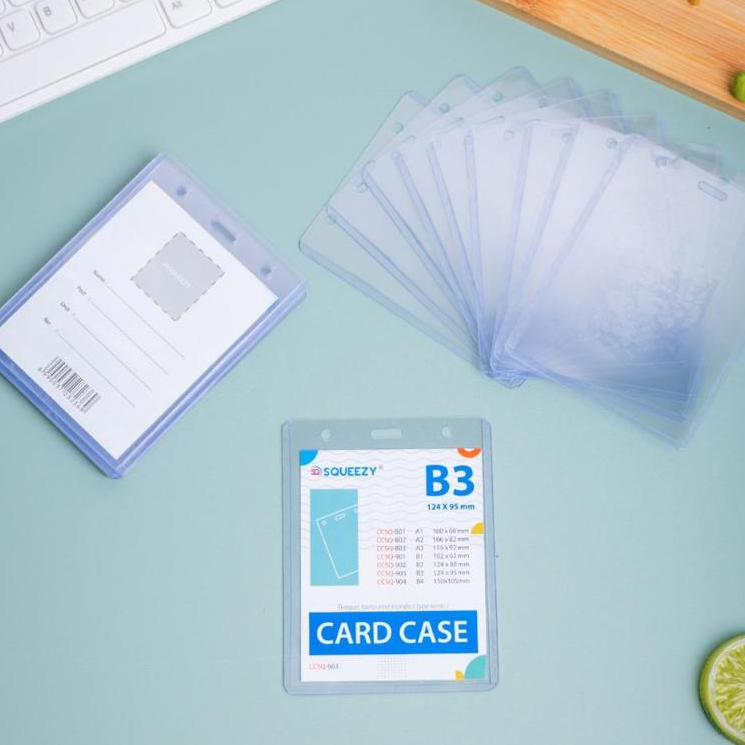 Jual Plastik ID Card B3 SQUEEZY Holder Keras / Name Tag B3 SQUEEZY ...