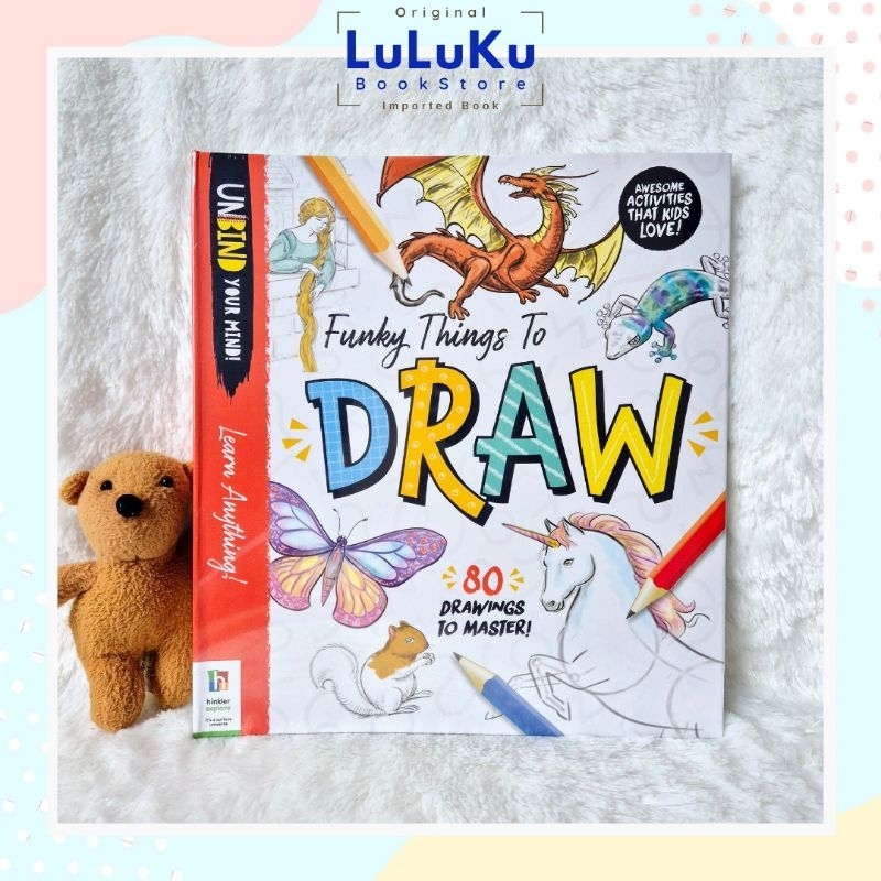 Jual Buku Import Anak UNBIND YOUR MIND FUNKY THINGS TO DRAW Children ...