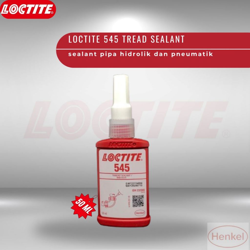 Jual LOCTITE 545 - 50 ML THREAD SEALANT (Lem pipa besi) - HENKEL ...