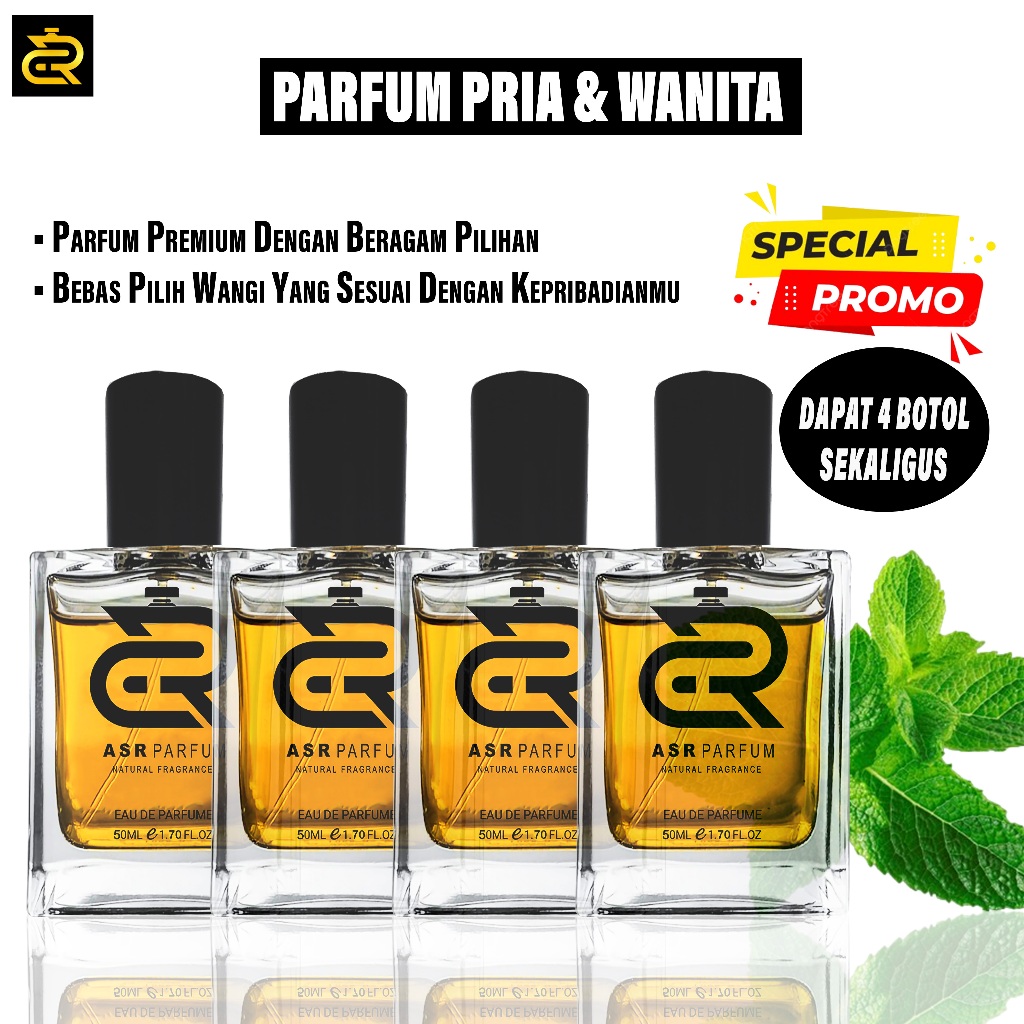 Jual Parfum Premium 50ml 4pcs Wangi Eksklusif & Tahan Lama - by Asr ...