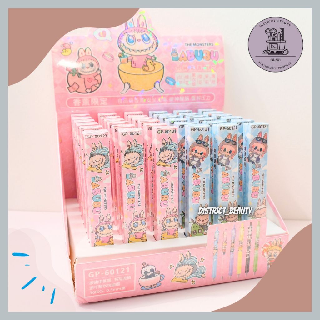 Jual PULPEN CETEK LABUBU PENA MEKANIK MISTERI BLIND BOX MOTIF LABUBU ...