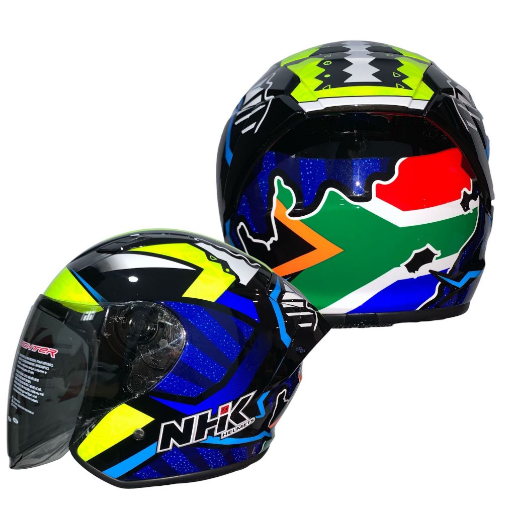 Jual NHK R1 ELITE RIDER REPLIKA ROBERT ORIGINAL | HELM MOTOR HALF FACE ...