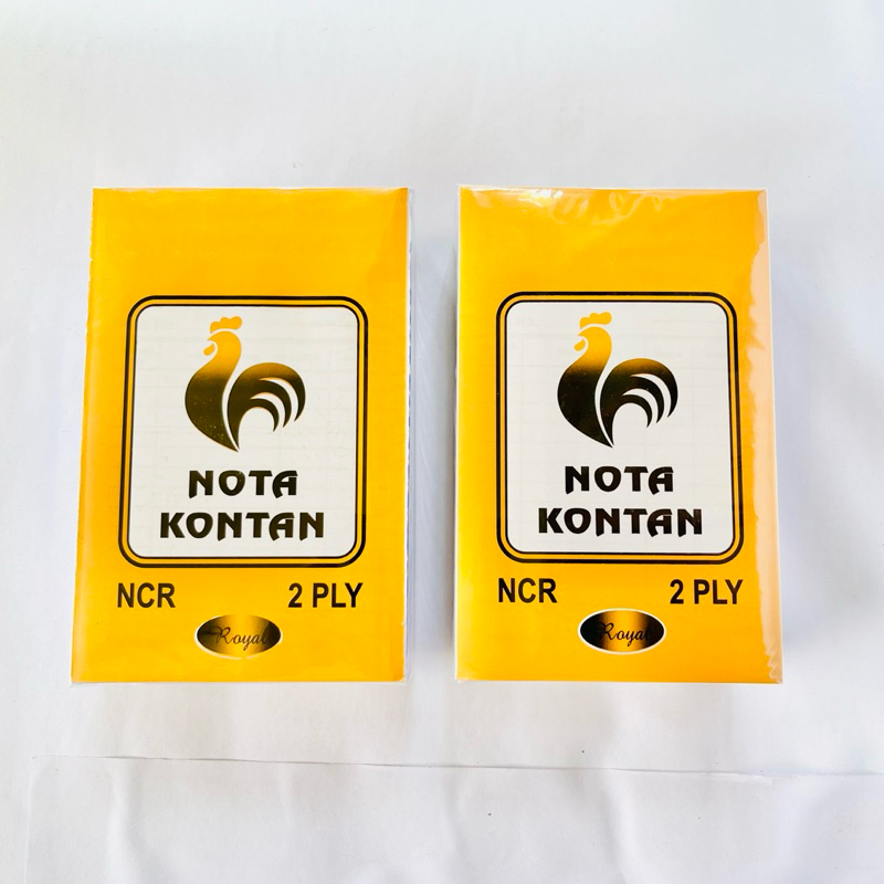 Jual (5 Buku) Buku Nota Kontan Kecil 2 Ply NCR / Nota Kontan 2 Rangkap ...