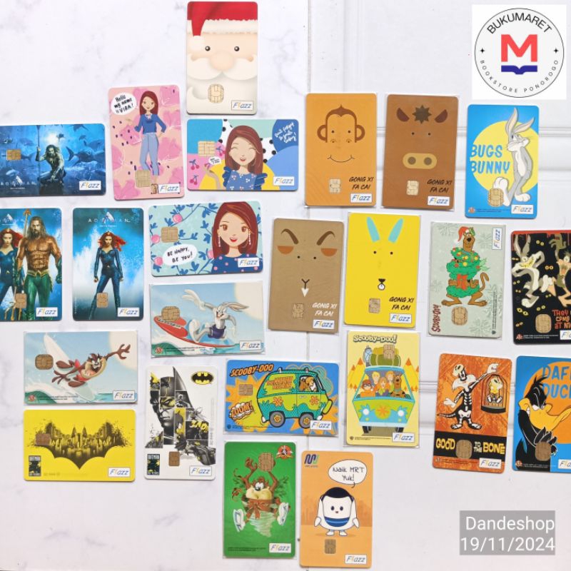 Jual Kartu BCA Flazz Gen1 Kartun LOONEY TUNES Scooby Doo Batman Vira ...