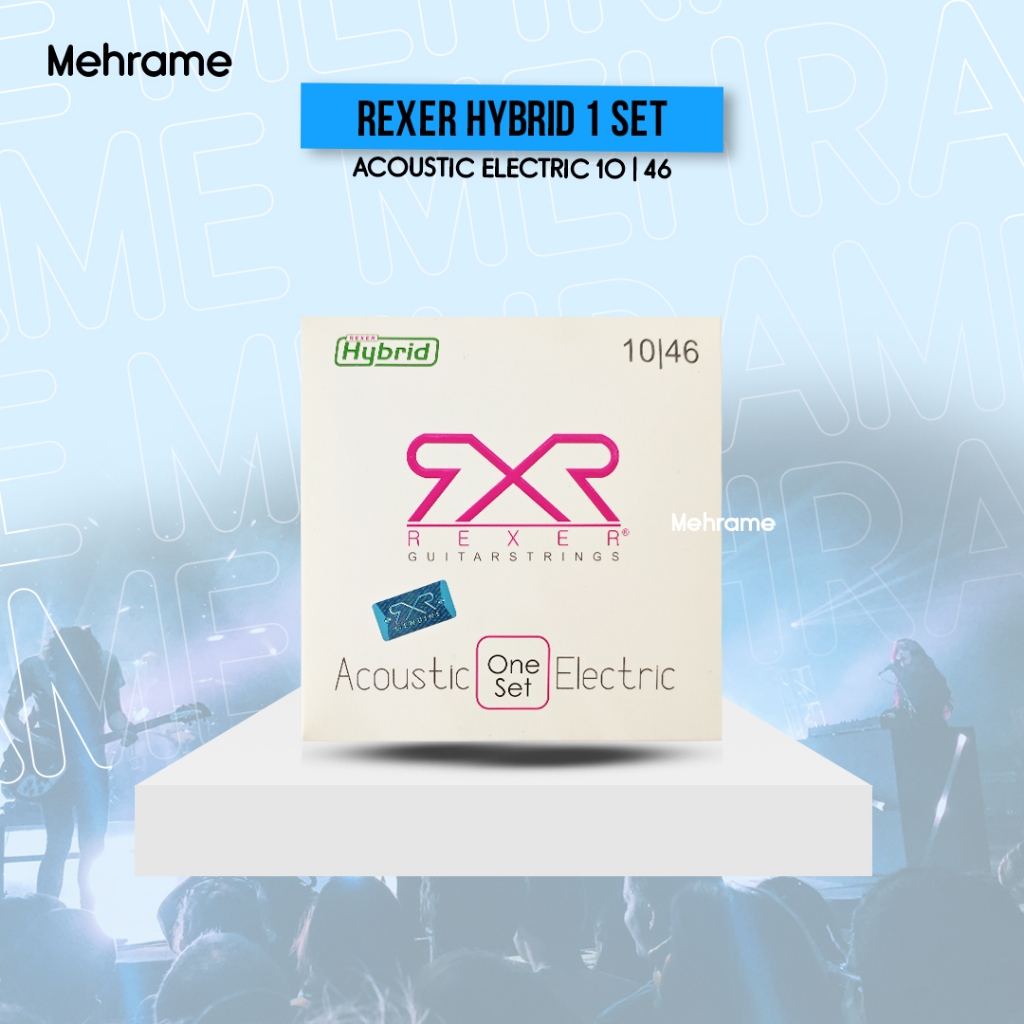 Jual Senar Gitar REXER Hybrid Acoustic Electric 10|46 (1set) | Shopee ...