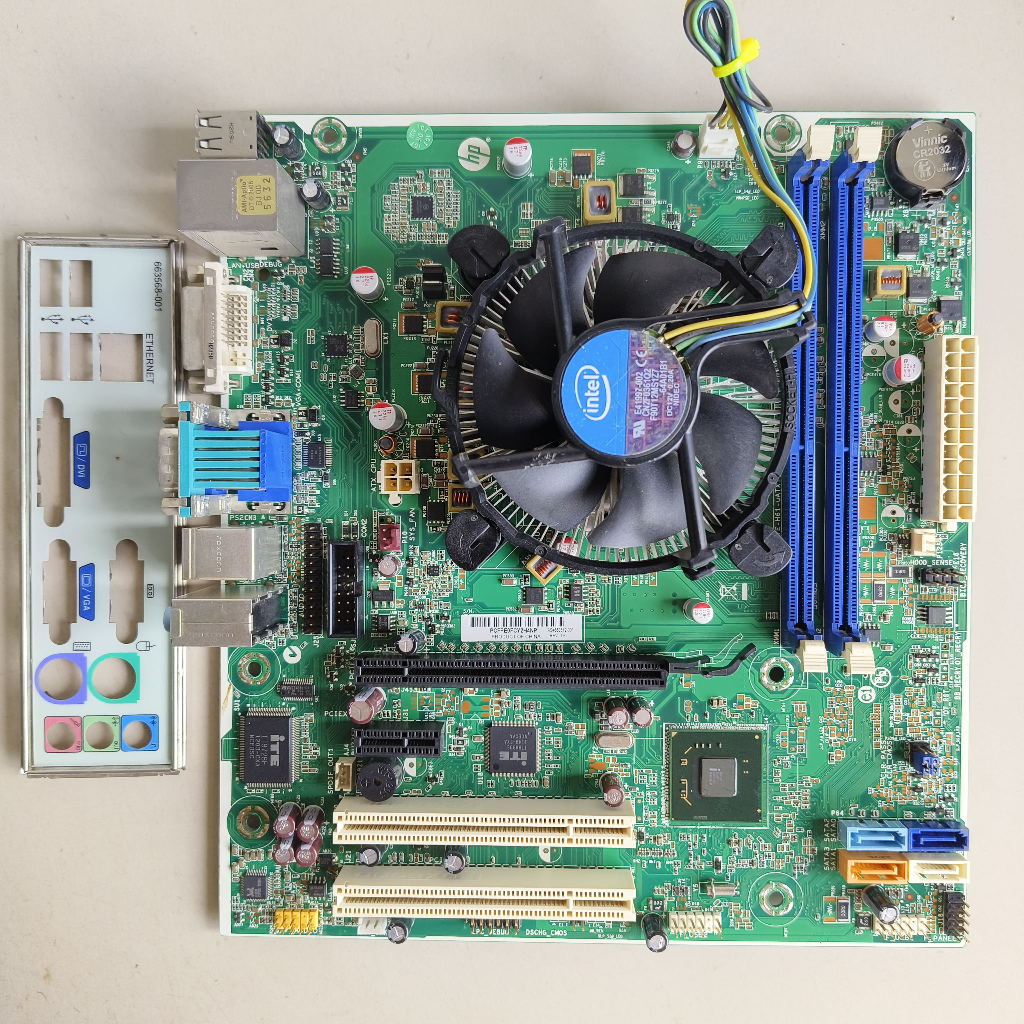 Jual MOBO HP H61 + CORE I3 2100 3.1GHZ + FAN LGA 1155 DDR3 | Shopee ...