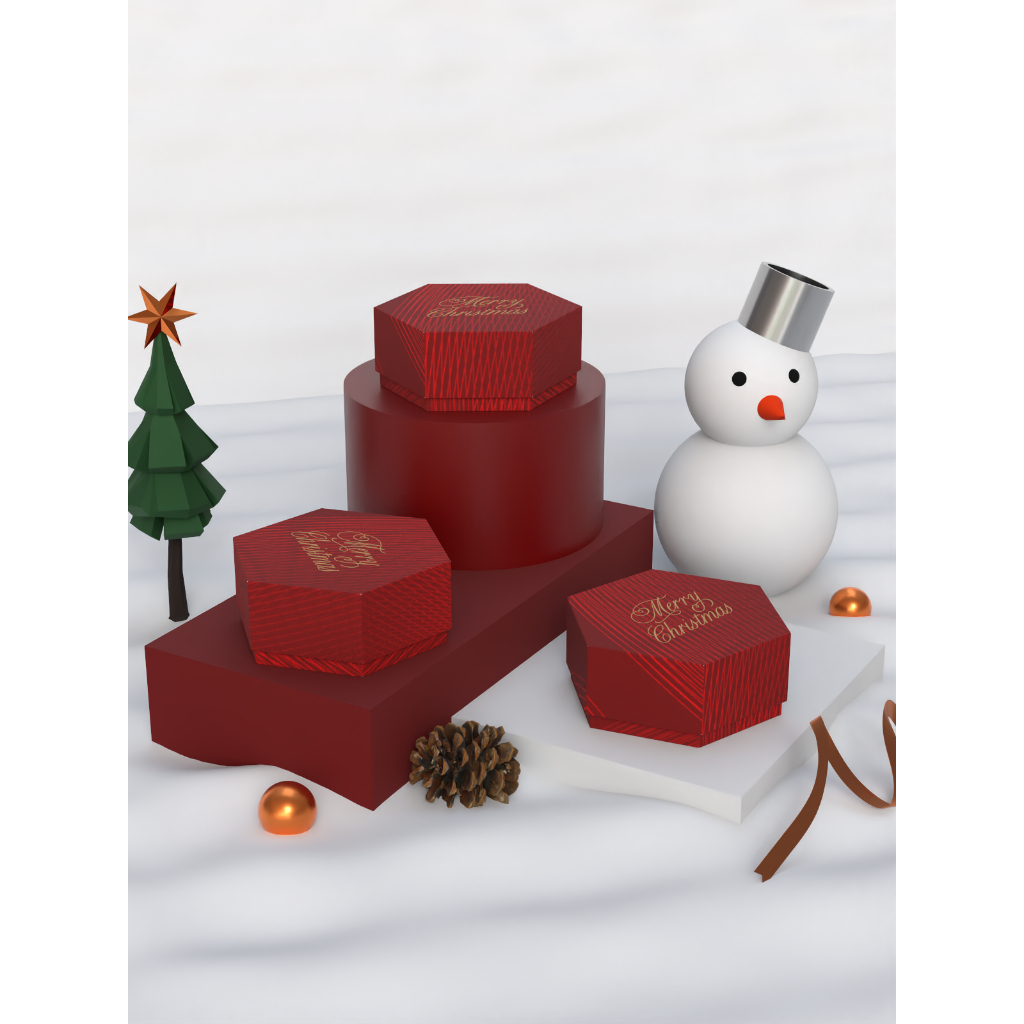 Jual Box Kemasan Natal Christmas Packaging Custom | Shopee Indonesia