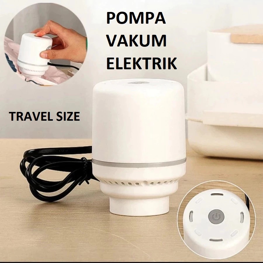 Jual Pompa Vacuum Electric Travel Size / Pompa Vakum Kantong Pakaian ...