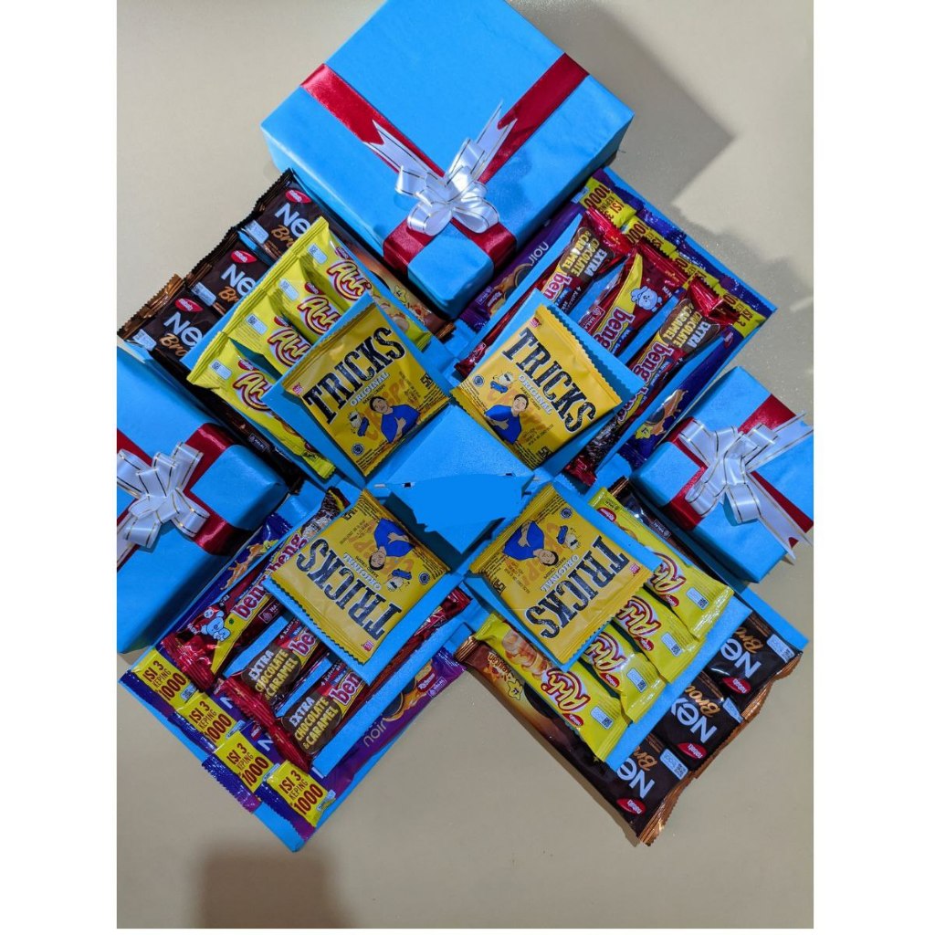 Jual SNACK BOX, EKSPLOSION BOX SNACK , BOX UANG, KADO ULTAH WANITA ...