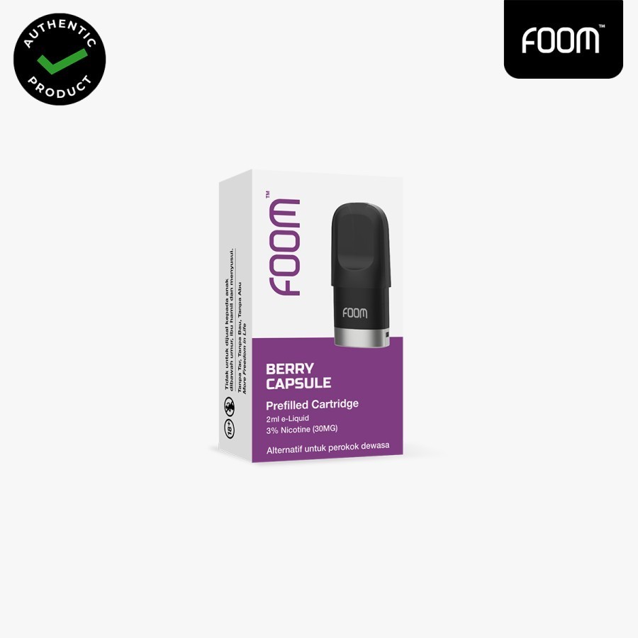Jual FOOM BERRY CAPSULE CARTRIDGE 100% ORIGINAL - CATRIDGE FOOM X BERRY ...