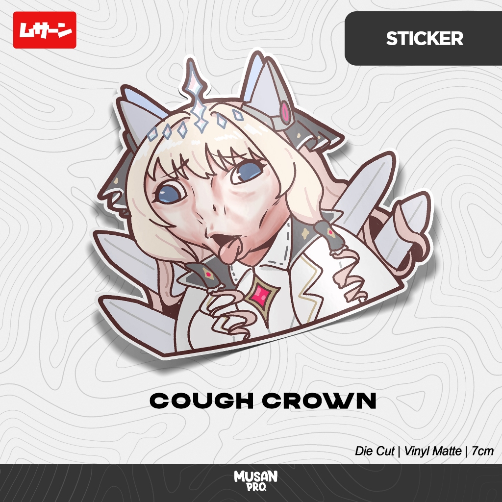 Jual Sticker NIKKE - Cough Crown - Musan - Fan Merch | Shopee Indonesia
