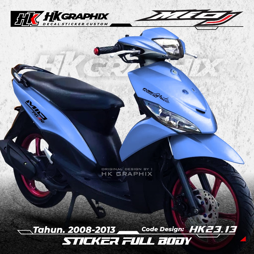 Jual Decal Sticker Mio J Full Body 2012 2013 2014 Stiker Mio Pelan ...