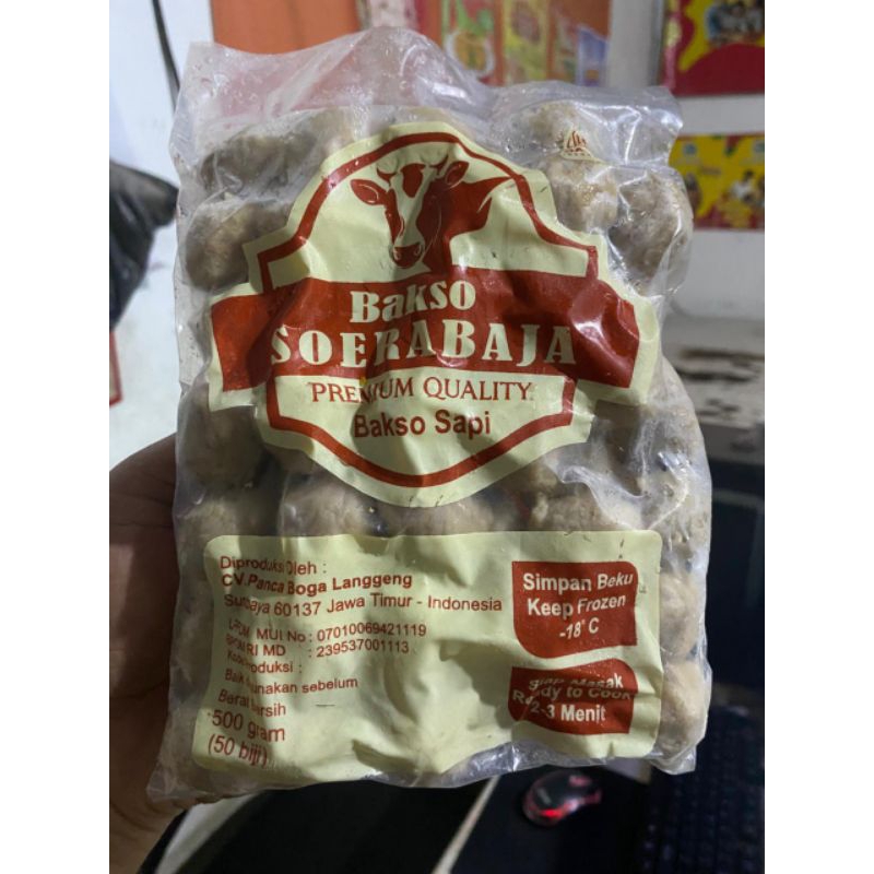 Jual Pentol Bakso Soerabaja isi 50biji Premium bakso sapi | Shopee ...