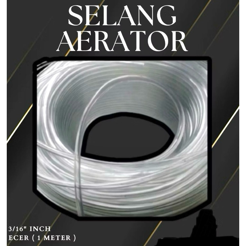 Jual SELANG AIRPUMP / SELANG AERATOR OKSIGEN IKAN / SELANG BENING 3/16 ...
