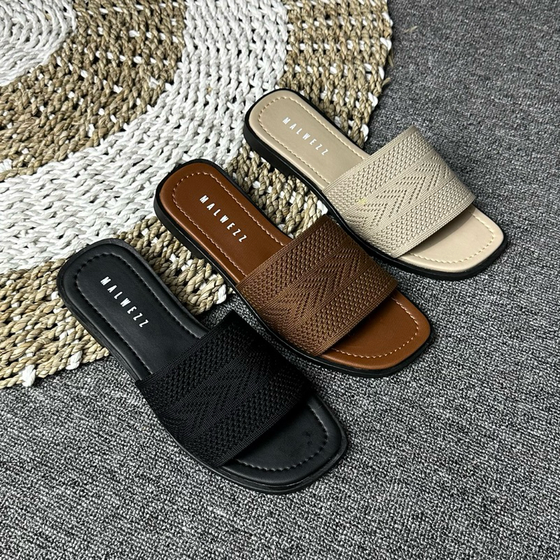Jual Malwezz - Sendal Slop Wanita Teplek Original Wanita terbaru Sandal ...