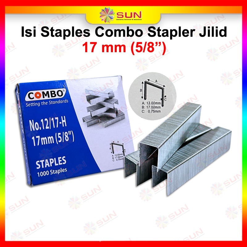 Jual Isi Stapler Besar / Staples / Hekter / Steples Besar / Necis No ...