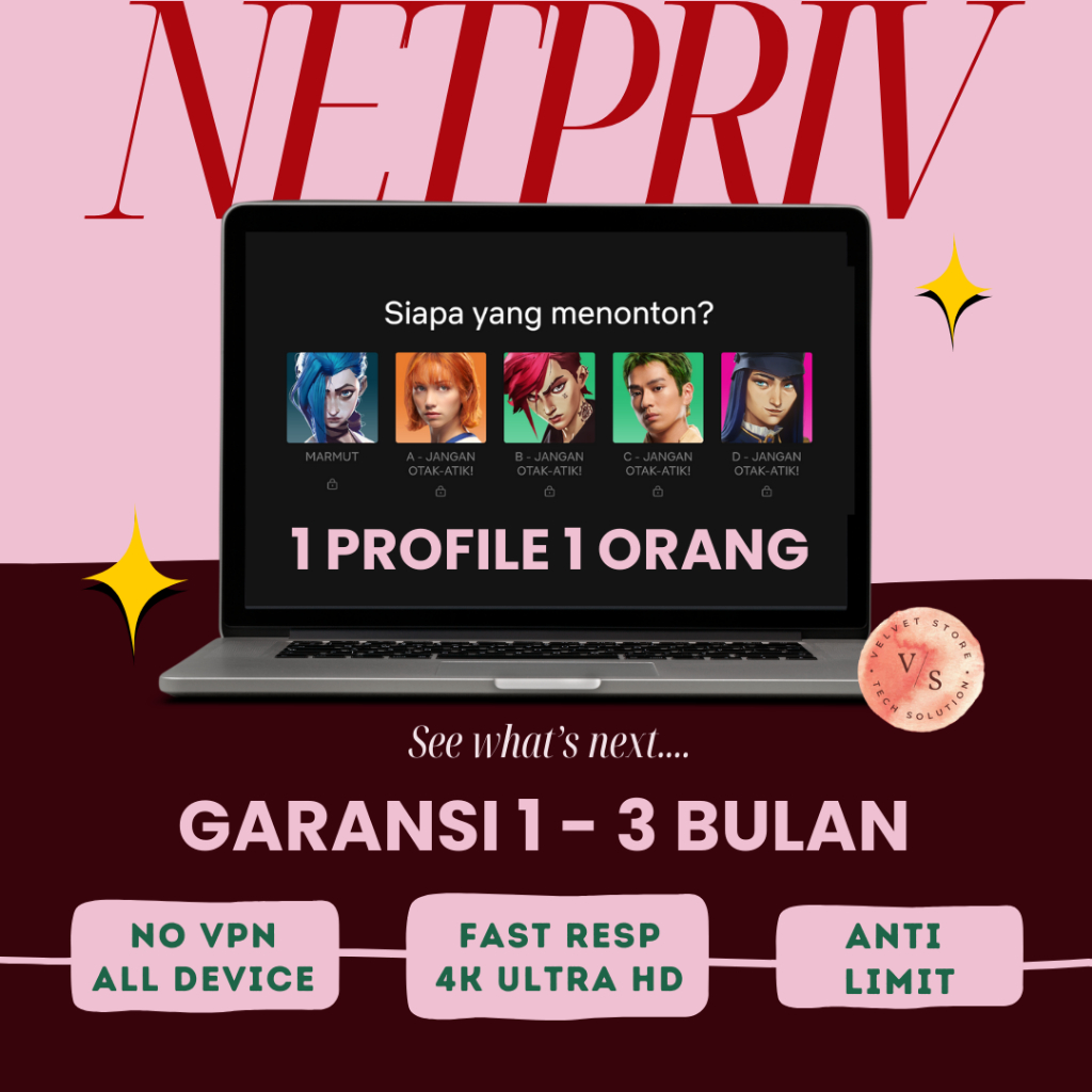 Jual Paket Netflix Terlengkap & Harga Terbaru Juni 2026 | Shopee Indonesia