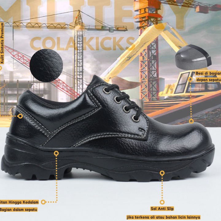 Jual Sepatu Safety Boots Pria Safety Low Boots Sepatu Kerja Safety ...
