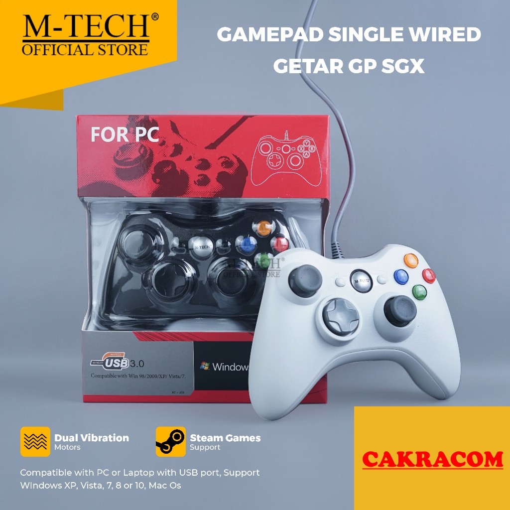 Jual Gamepad Single Getar USB Stick Gaming Controler M-Tech GP SGX PC ...