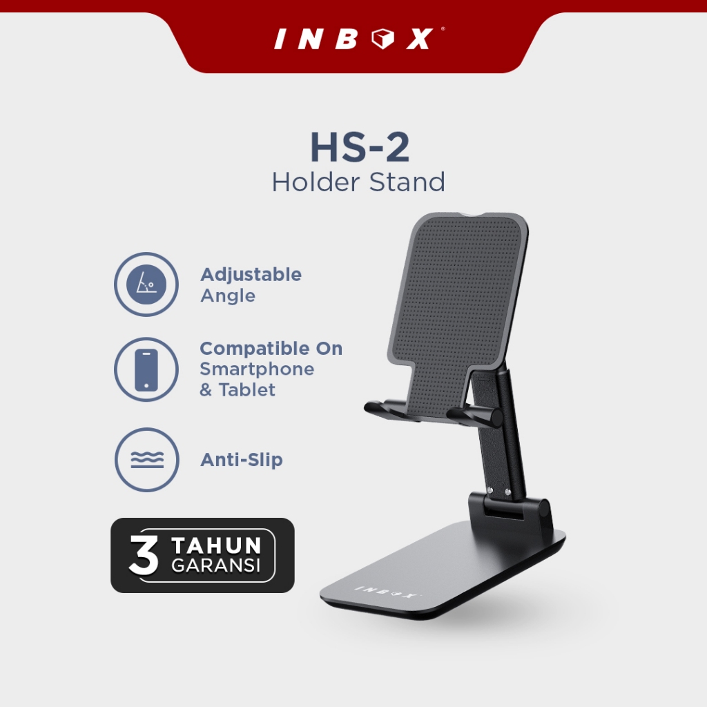 Jual Phone Holder Inbox HS-2 Aluminium Alloy | Holder Stand Anti Slip ...