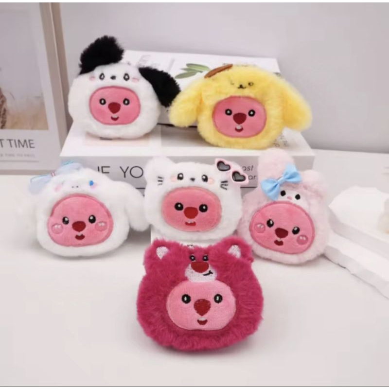Jual loopy capybara keychain gantungan kunci tas berbentuk kepala loopy ...