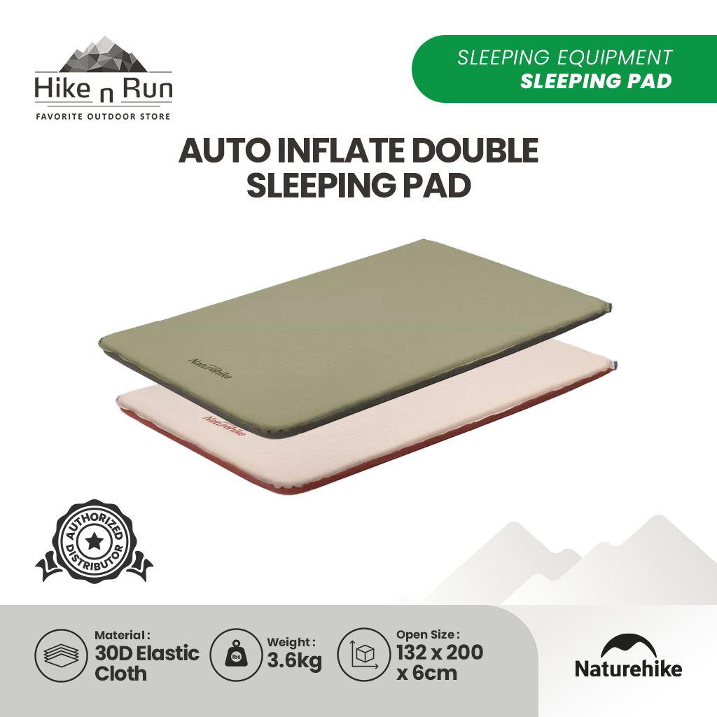Jual Naturehike Matras Tidur NH21FCD11 Auto Inflate Double Sleeping Pad ...