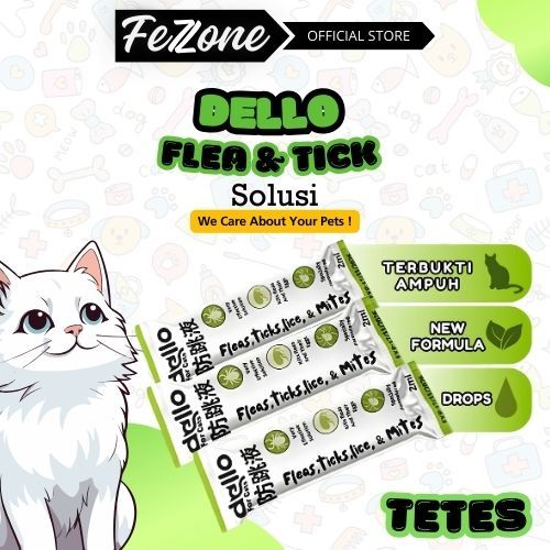 Jual DELLO FLEA TICK IJO Solusi Basmi Segala Jenis Kutu dan Parasit ...