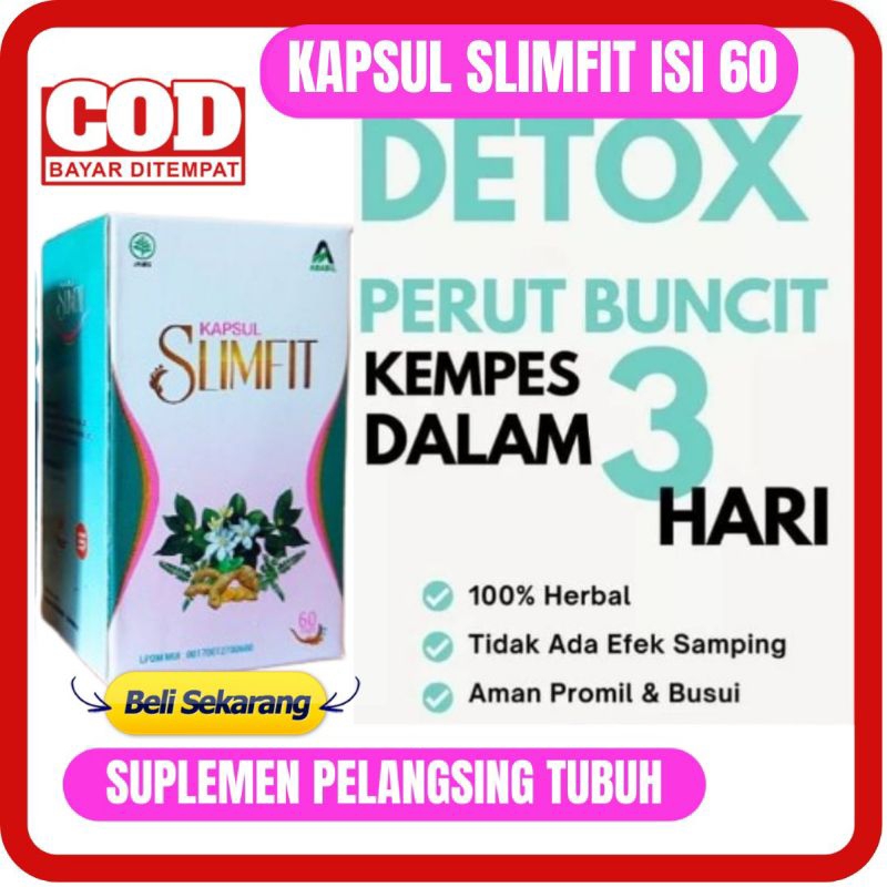 Jual [𝗗𝗜𝗦𝗧𝗥𝗜𝗕𝗨𝗧𝗢𝗥 𝗥𝗘𝗦𝗠𝗜] 𝗞𝗔𝗣𝗦𝗨𝗟 𝗦𝗟𝗜𝗠𝗙𝗜𝗧 𝗜𝗦𝗜 𝟲𝟬 - 𝗦𝗟𝗜𝗠𝗙𝗜𝗧 𝗔𝗕𝗔𝗕𝗜𝗟 OBAT ...