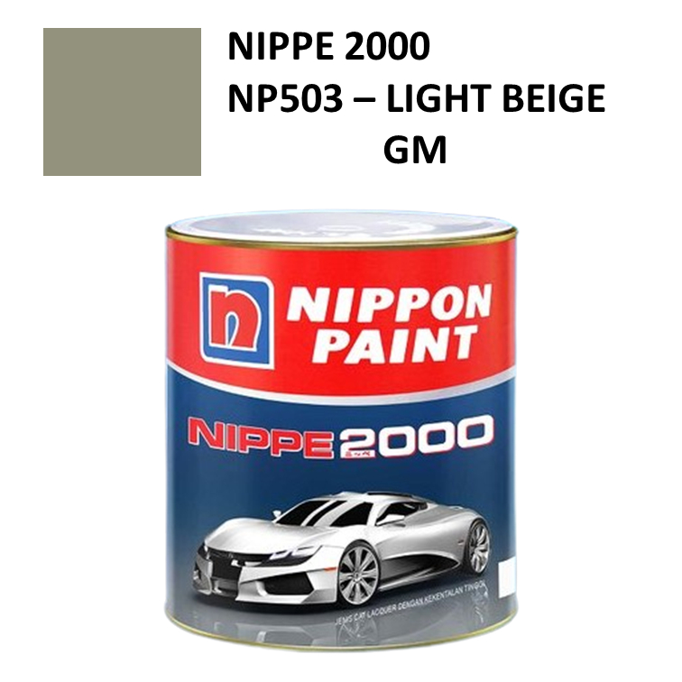 Jual Nippon Paint - Cat Duco NC Nippe 2000 - Kode NP503 (Light Beige GM ...