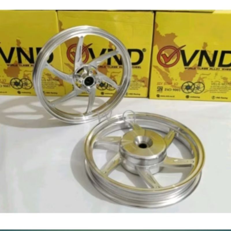 Jual VELG VND ORIGINAL SIX STAR PALANG 6 V2/GEN2 RING 14 VARIO 110 125 150B160CBS BEAT SCOOPY ...