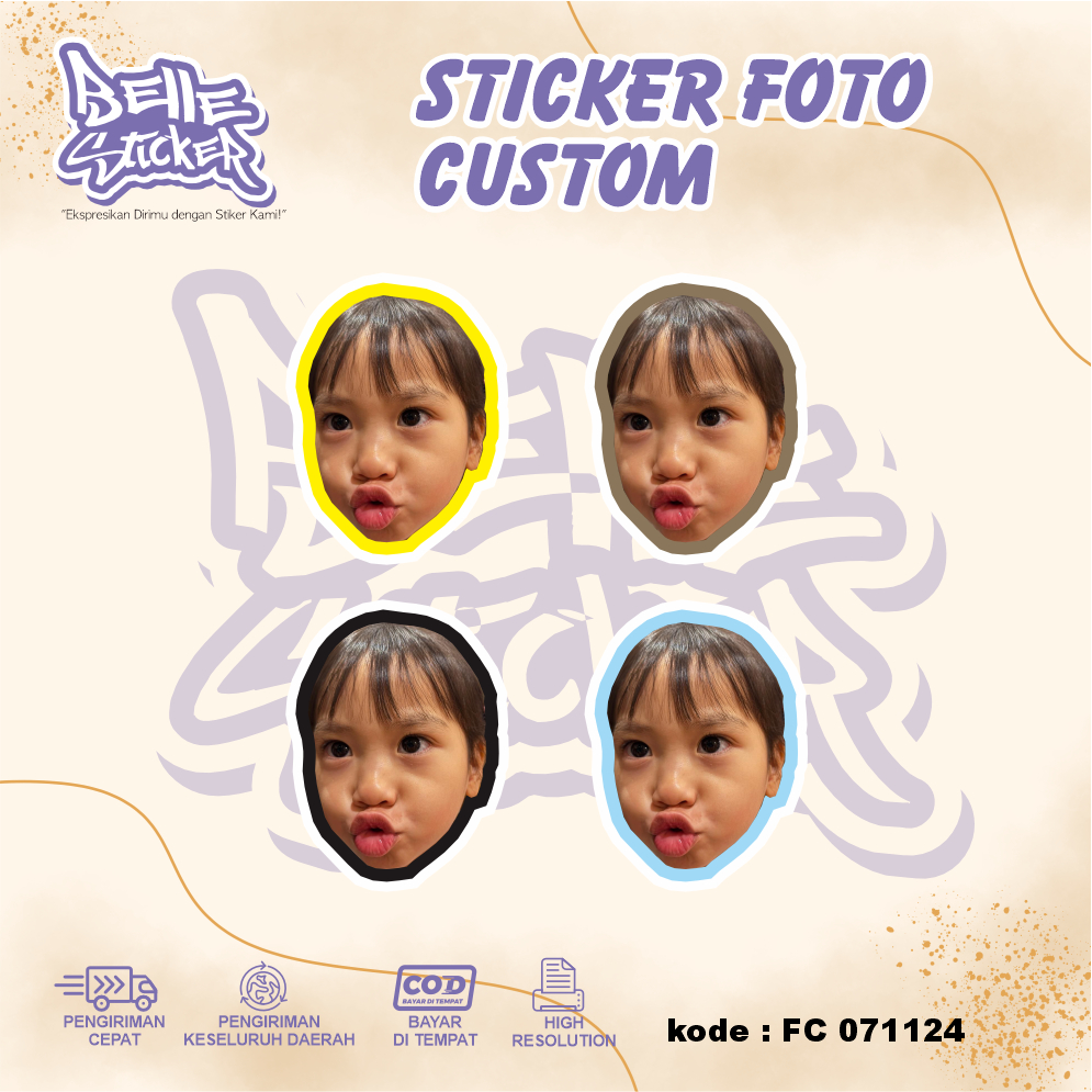 Jual Stiker Face Wajah Muka dan Tulisan Nama Custom Suka-Suka Stiker ...