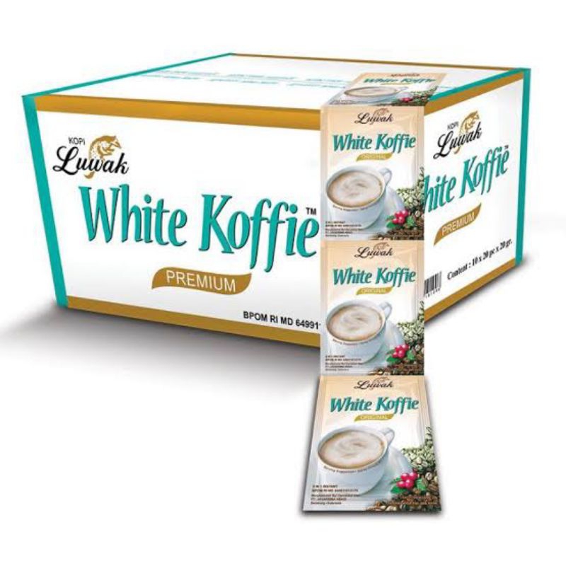 Jual luwak white coffee 30 gr 1 dus isi 12 rtg x 10 sac | Shopee Indonesia