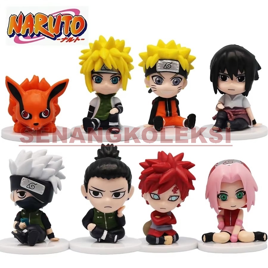 Jual Action Figure Naruto Biju Minato Gaara Sasuke Sakura Set isi 6pcs ...