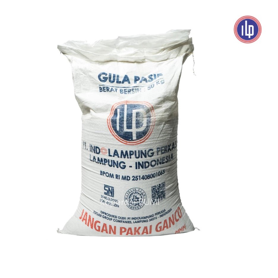 Jual GULA PASIR LOKAL 50KG MERK INDOLAMPUNG | Shopee Indonesia