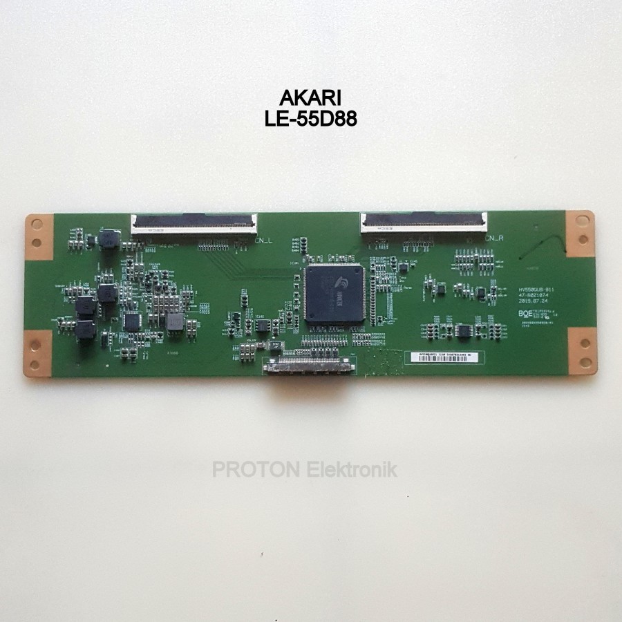Jual T-Con LED TV Akari LE-55D88 Tcon HV550QUB-B11 47-6021074 | Shopee ...