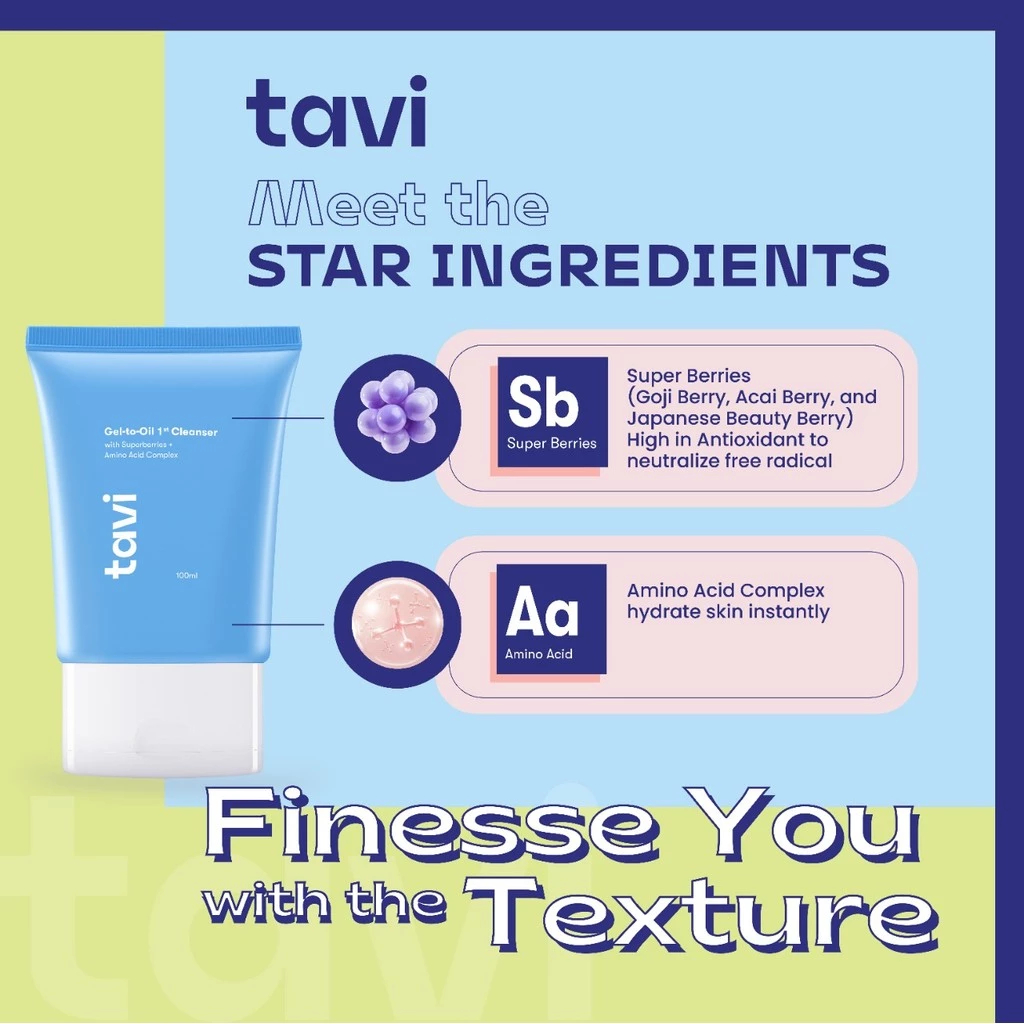 Jual Tavi Gel to Oil Cleanser 1st Cleanser 100 ml | Shopee Indonesia