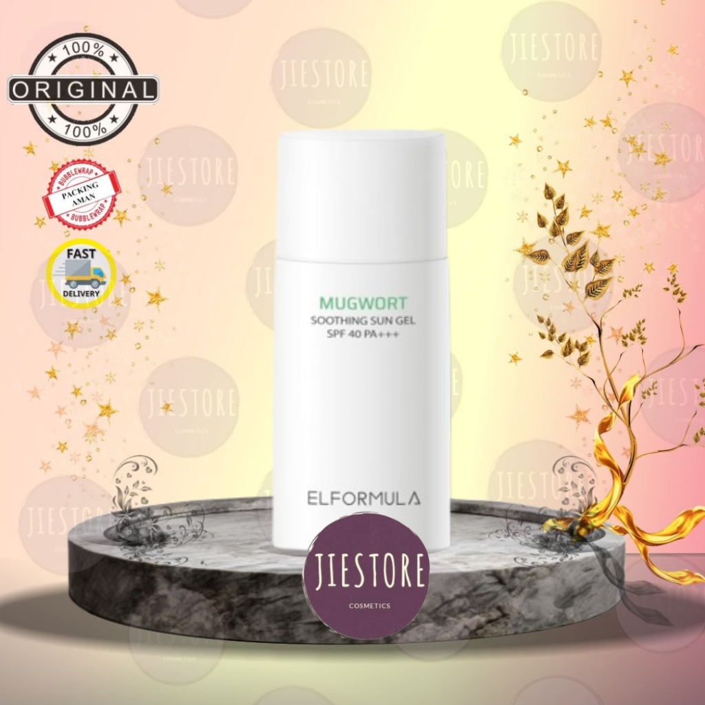 Jual ELFORMULA Mugwort Soothing Sun Gel SPF 40 PA+++ - Sunscreen Gel ...