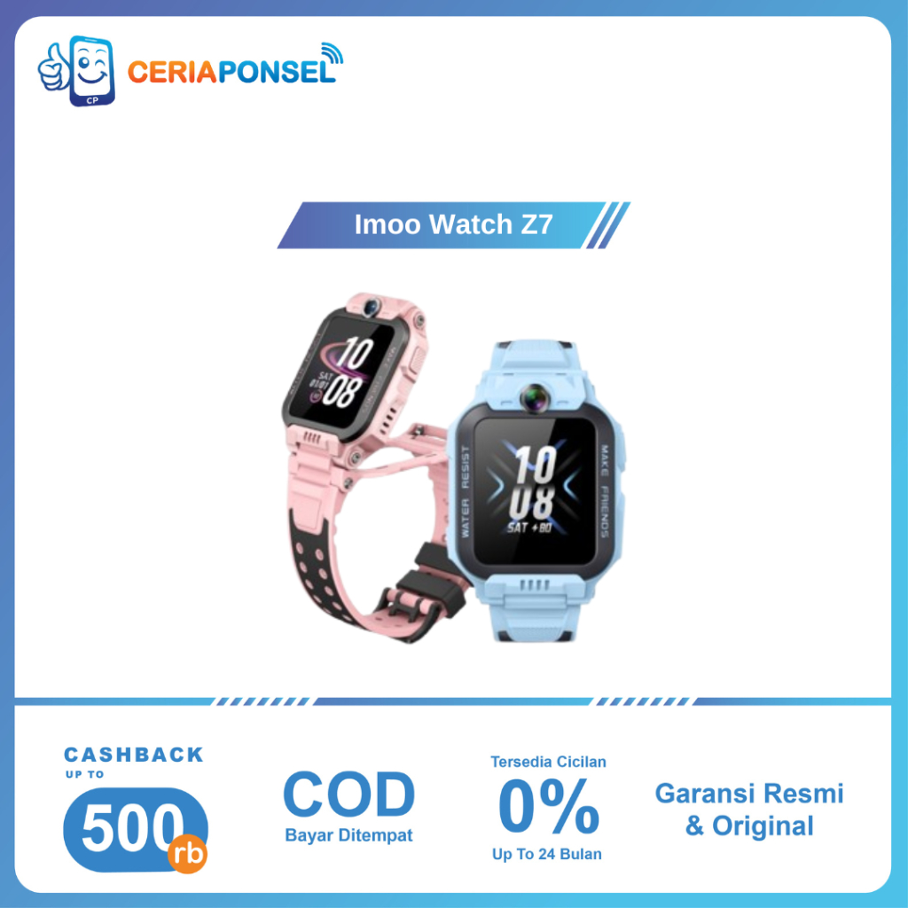 Jual IMOO Watch Phone Z7, HD Video Call | Waterproof IPX8 | Jam Tangan Smartwatch Anak | Garansi ...