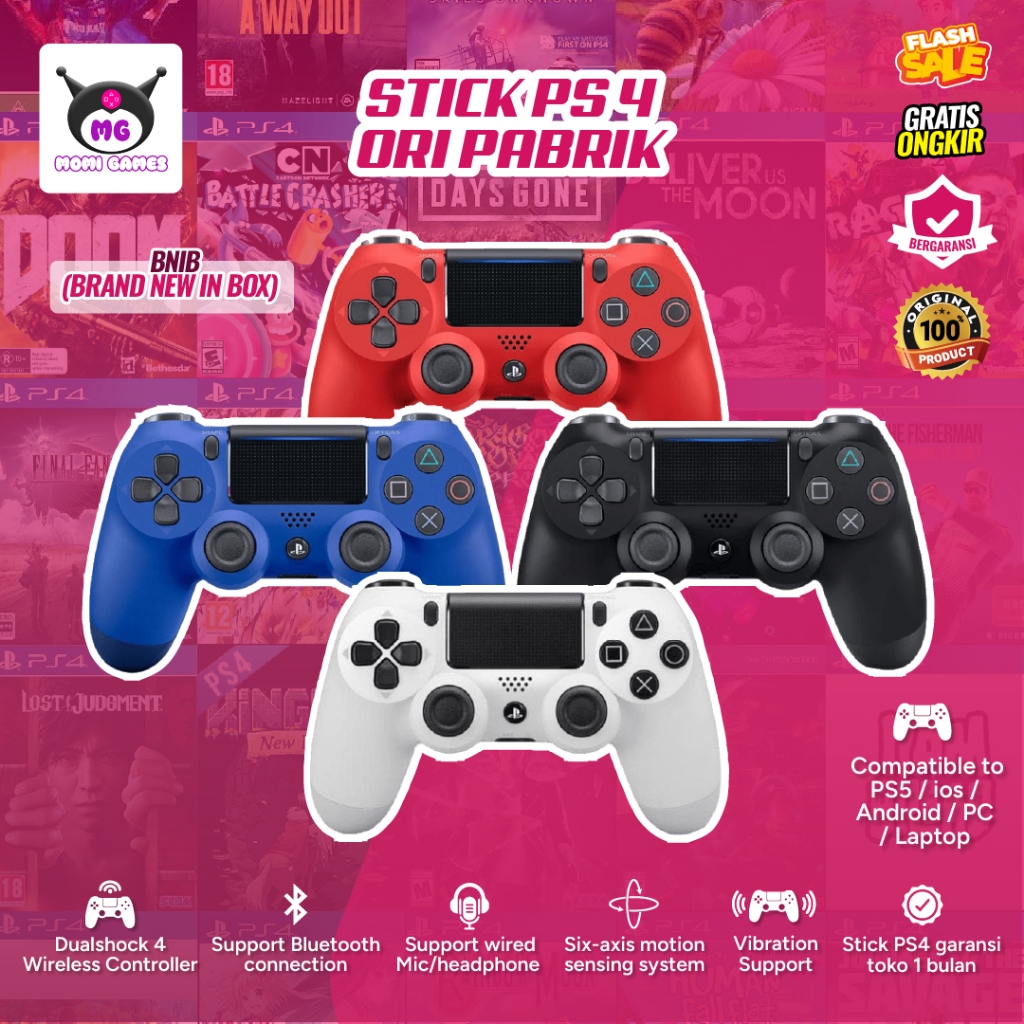 Jual Stick PS4 Joystick Original Pabrik Playstation 4 Dualshock ...