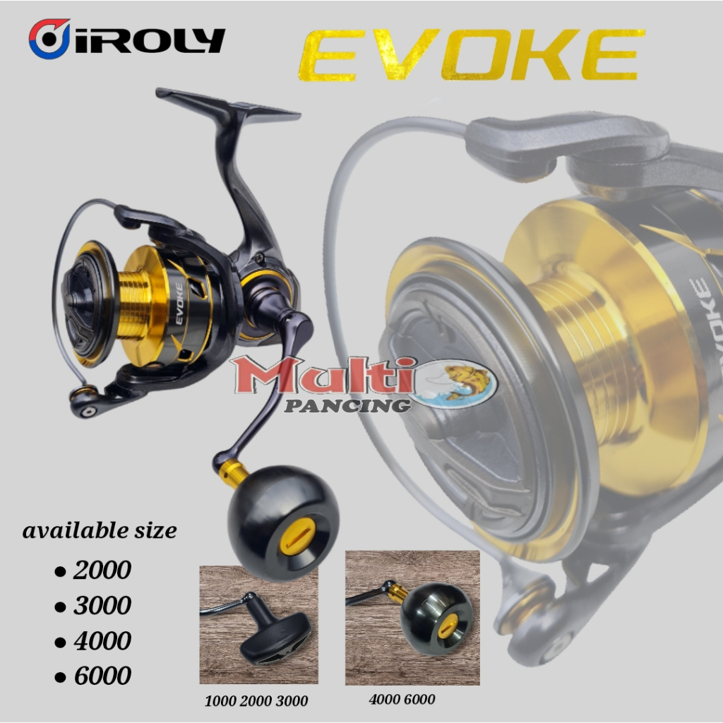 Jual reel iroly EVOKE SW power handle | Shopee Indonesia