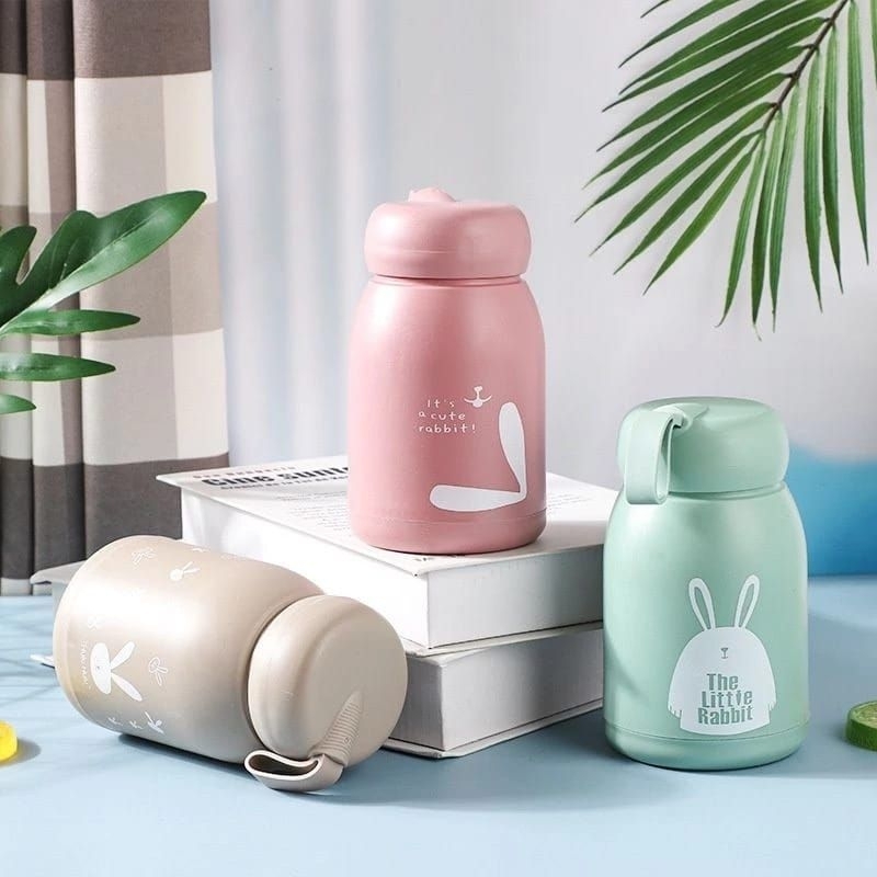 Jual Botol Minum Rabbit Kelinci Botol Minum Kaca 330ml Botol Souvernir ...